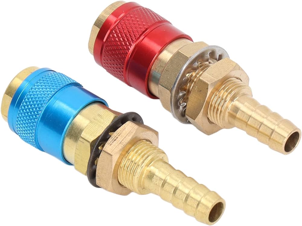 Quick Connector 6mm Blue | Duroweld